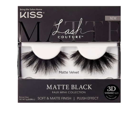 Kiss | Makeup | Kiss Lash Couture Matte Black Lashes | Poshmark